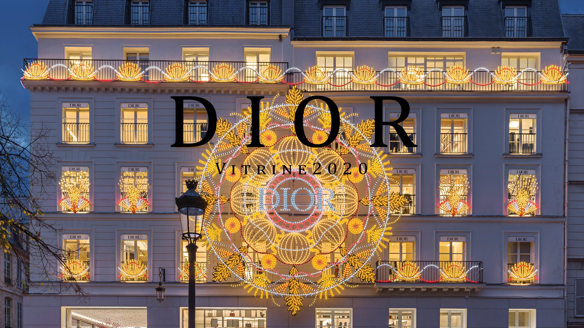 DIOR | Discover the Dior Christmas Windows | Skunati